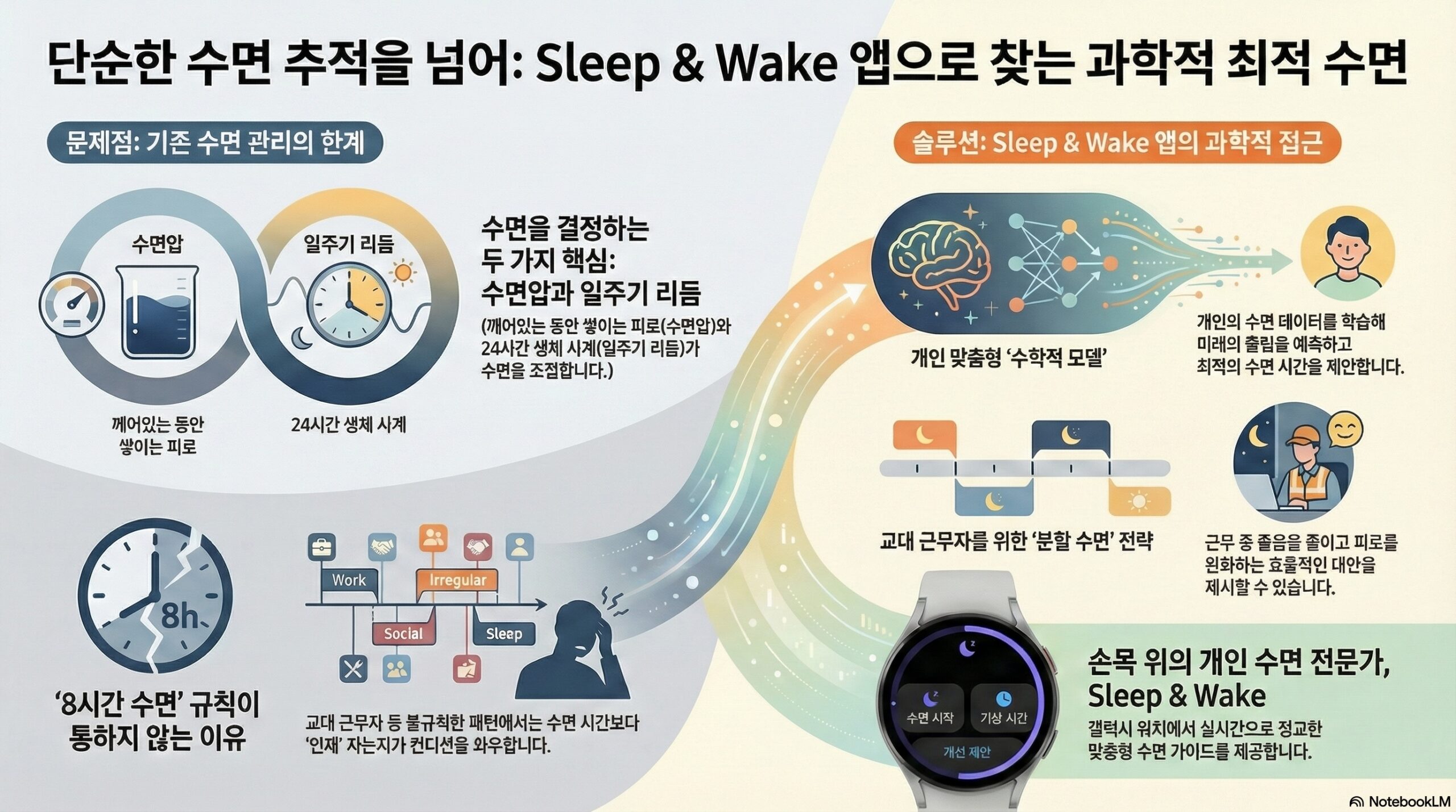 스마트워치로 찾는 최적 수면: Sleep & Wake - 어머넷 블로그